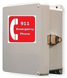 outdoor emergency phone – 911 only emergency land line phone system – weatherproof call box