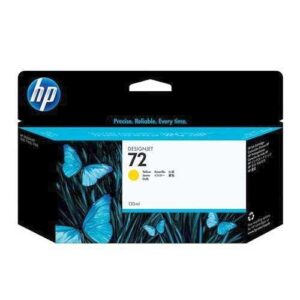 hp genuine oem c9373a (hp72) hp 72 yellow inkjet cartridge (130ml)