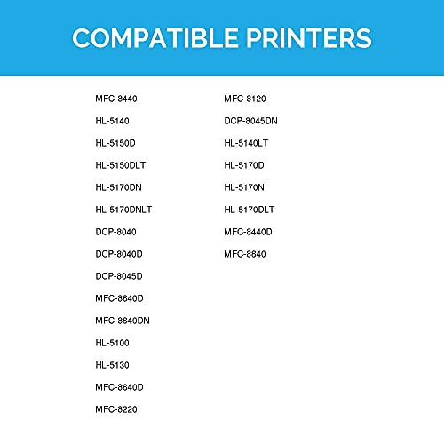 LD Products Compatible Toner Cartridge Replacement for Brother TN-570 TN570 High Yield (Black) for DCP-8040, DCP-8045DN, HL-5100, HL-5140, HL-5150DLT, HL-5170N, MFC-8120, MFC-8220, MFC-8440, MFC-8640D