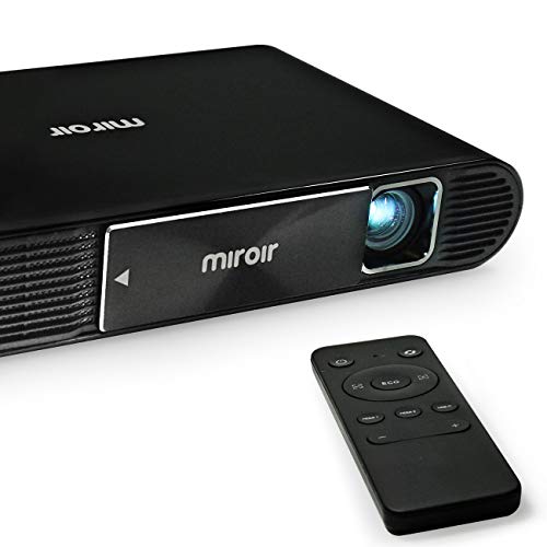 Miroir M631 1080p Portable Projector - USB-C - Rechargeable Battery - Home and Outdoors (Renewed Premium)