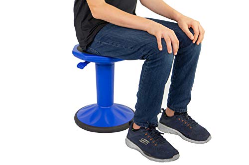 Adjustable Wobble Stool - Middle and High School Students - Flexible Seating for Classrooms - Adjusts from 17" - 23"