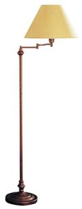 cal lighting calbo-314-ru transitional one floor lamp lighting accessories , brown