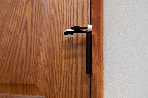 Design House 189118 Hollow Core Hinge Pin Door Stop, 5-Pack, Matte Black, 5 Piece