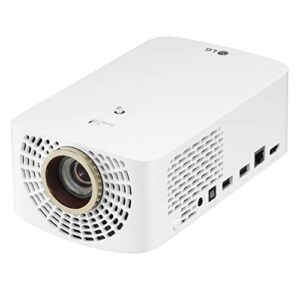 lg hf60la led full hd cinebeam projector with smart tv and bluetooth sound out (white)