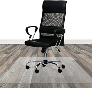 carhm 1.5mm office chair mat for hardwood floor 48″ x 40″ clear desk chair mat plastic floor mat