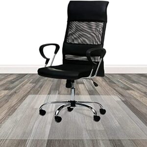 CARHM 1.5MM Office Chair Mat for Hardwood Floor 48" x 40" Clear Desk Chair Mat Plastic Floor Mat