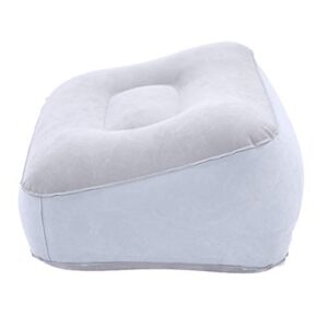 BESPORTBLE Travel Foot Rest Pillow Inflatable Footrest Cushion for Travel Office Home Perfect Airplane Travel Accessories Car Seat Footrest Leg Rest Pillow 2pcs