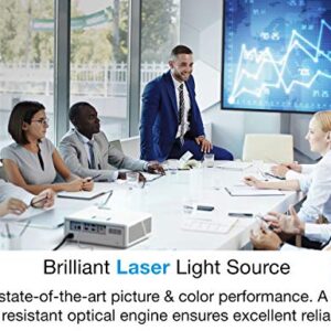 Optoma ZW400 WXGA Professional Laser Projector | Compact Design & Bright 4000 lumens | DuraCore Laser Technology, Up to 30,000 Hours | Network Control | 4K HDR Input | Quiet Operation