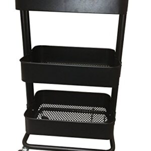 Raskog Home Kitchen Storage Utility cart-Black