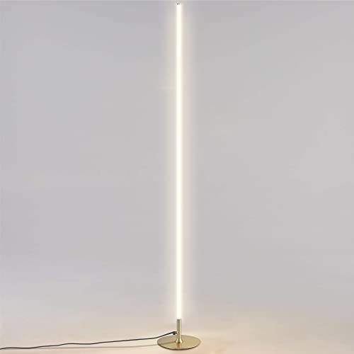 JONATHAN Y JYL7007B Iris 59.5" Integrated Dimmable LED Floor Lamp Modern Standing Lamp Contemporary for Bedrooms, Living Room, Office, Reading, Gold