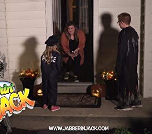 Mindscope Jabberin Jack Talking Animated Pumpkin with Built in Projector & Speaker Plug'n Play