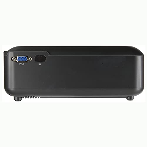 GPX Mini Projector with Bluetooth, USB and SD Media Ports, Includes Remote (PJ609B), Black