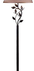 Kenroy Home 32240ORB Ashlen Floor Lamp with Oil Rubbed Bronze Finish, Rustic Style, 58.75" Height, 15" Width, 15" Depth