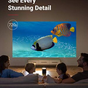 Nebula by Anker Mars II Pro 500 ANSI Lumen Portable Projector, Black, 720p Image, Video Projector, 30 to 150 Inch Image TV Projector, Movie Projector (Renewed)