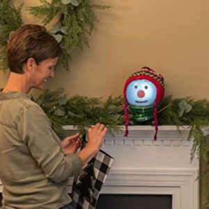 ANIMAT3D Mr. Chill Talking Animated Snowman with Built in Projector & Speaker Plug'n Play