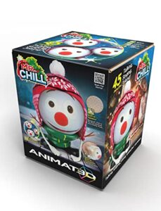 animat3d mr. chill talking animated snowman with built in projector & speaker plug’n play