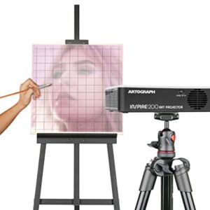 Artograph Inspire 1200 Digital Art Projector with Grid Overlays and Automatic Focus and Vertical Keystone