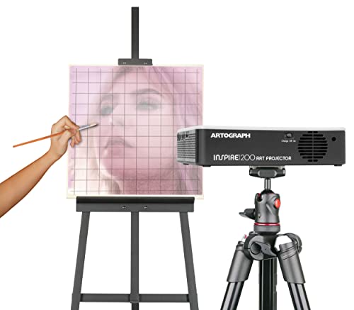 Artograph Inspire 1200 Digital Art Projector with Grid Overlays and Automatic Focus and Vertical Keystone