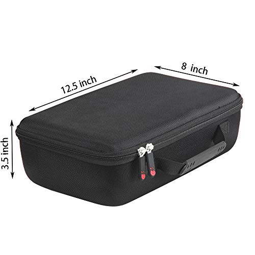 Hermitshell Hard Travel Case for QXK 2021 Upgraded 7500Lumens Mini ProjectorProjector/QKK Mini Projector 4500Lumens Portable LCD Projector (Case for Projector+Power Cable)