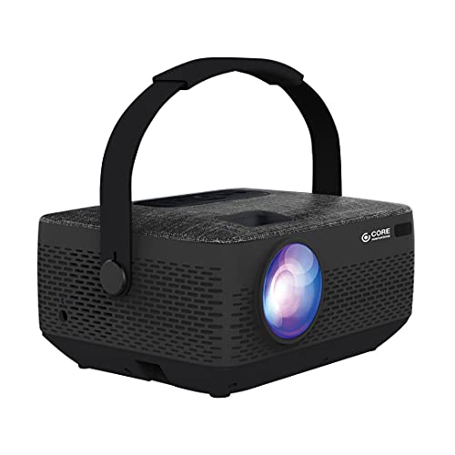 HD Portable LCD Home Theater Video Projector, Supports up to 1080P, by Core Innovations