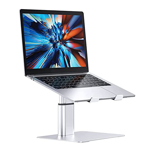 Laptop Stand, Adjustable Ergonomic Laptop Riser, Portable Aluminium Alloy Computer Stand for Laptop, Laptop Stand for Desk, Fits for HP, Macbook Air Pro, Dell, HP, Lenovo Fits 10-17.3" Laptop