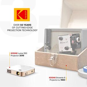 KODAK Luma 350 Portable Smart Projector | Powerful Ultra HD Rechargeable Video Projector Android 6.0 - Includes Soft Case