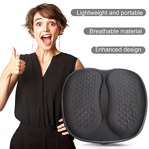 Muzsoul Non-Slip Gel Seat Cushions for Office Chairs Cushion - Honeycomb Pressure Pain Tailbone Relief Cushion, Cool Breathable Without Sweating Ergonomic Desk Chair Cushion