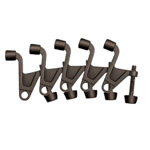 design house 181859 jumbo hinge pin door stop, oil rubbed bronze, 5-pack