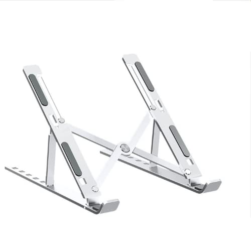 TenYua Laptop Stand for Desk,Portable Laptop Holder,6 Angles Adjustable Aluminum Tablet Stand Foldable Laptop Bracket Compatible with 9-15.6 inch Laptops