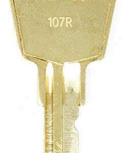 HON 107R Replacement Keys: 2 Keys