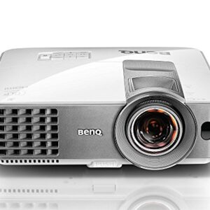 BenQ WXGA DLP Short Throw Projector (MW632ST), 3200 Lumens, WXGA 1280x800, HDMI, 10W Speaker, Keystone, 87”@4.5ft, 1.2x Zoom (Renewed)