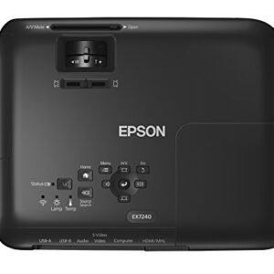 Epson EX7240 Pro WXGA 3LCD Projector Pro Wireless, 3200 Lumens Color Brightness