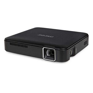 miroir m125 led portable projector | 70″ image |854 x 480p resolution | hdmi | dlp| (renewed) 2 – year warranty