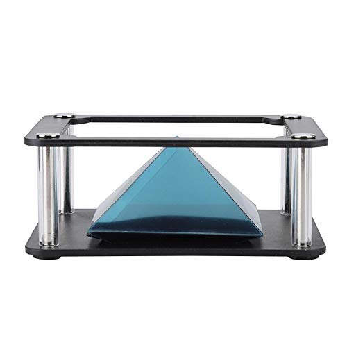 3D Holographic Display Stands,Projector 3.5-6inch Mobile Smartphone Hologram Bracket,360° Images Holographic Display Stands Projector,for Ad Display/Cartoon Interaction/Entertainment/Gift