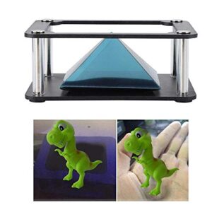 3D Holographic Display Stands,Projector 3.5-6inch Mobile Smartphone Hologram Bracket,360° Images Holographic Display Stands Projector,for Ad Display/Cartoon Interaction/Entertainment/Gift