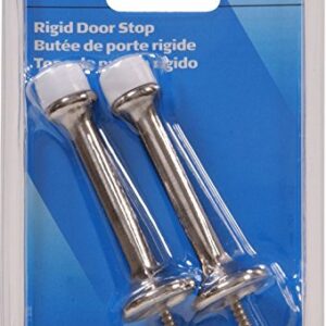 Hardware Essentials by Hillman 852929 Rigid Door Stop Silver Nickel