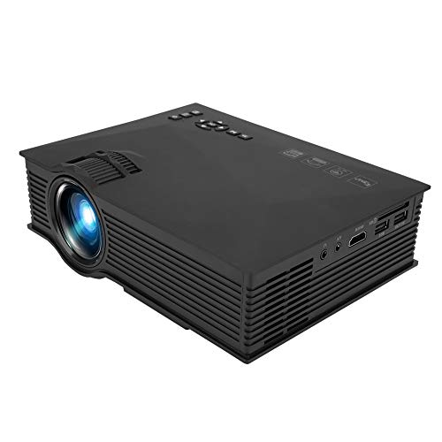 Goshyda Mini Portable Projector, HD 1080P LED, Wireless WiFi Bluetooth, TV Video Home Cinema Theater Movie Smart proyector, HDMI,VGA, USB, AV, for Laptop Smartphone(US)