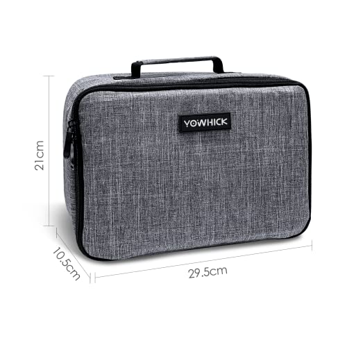 YOWHICK Projector Case, Projector Travel Carrying Bag Compatible with YOWHICK DP01, GDP1, DP03, More Movie Projector - Scratch Resistant & Compartment Dividers