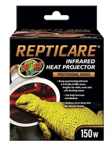 zoo med repticare – infrared heat projector – 150 w