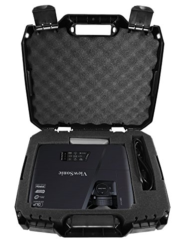 Casematix Customizable Projector Case Compatible with ViewSonic Projectors Pa503s , Pa503w , Pa503x , Pjd7828hdl and Accessories