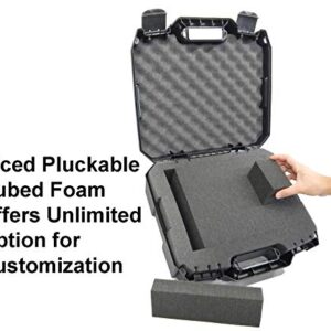 Casematix Customizable Projector Case Compatible with ViewSonic Projectors Pa503s , Pa503w , Pa503x , Pjd7828hdl and Accessories