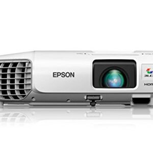 Epson V11H687020 LCD Projector, PowerLite 98H,White