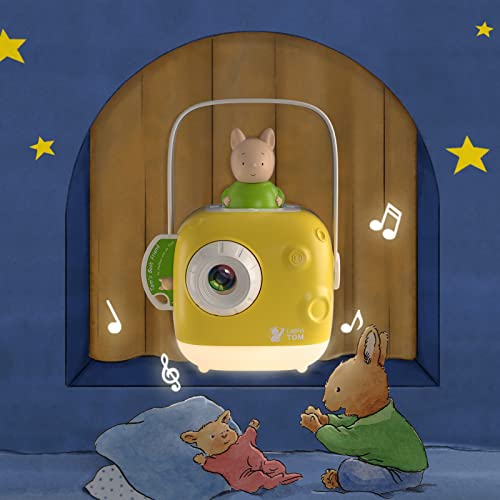 ZZZMOON Story Projector Replacement Kit for Kids, Lapin Tom Story for Baby Bedtime Reading - 8 Tom's Emotional Feedings Stories