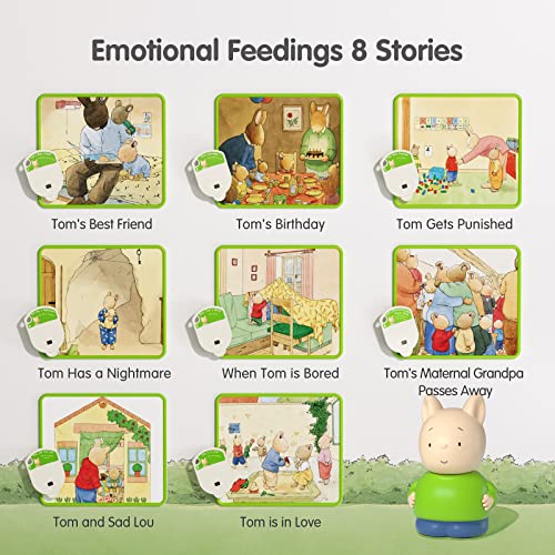 ZZZMOON Story Projector Replacement Kit for Kids, Lapin Tom Story for Baby Bedtime Reading - 8 Tom's Emotional Feedings Stories