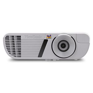 viewsonic 3200 lumens full hd 1080p shorter throw home theater projector with 3d dlp and hdmi, stream netflix with dongle (pjd7828hdl)