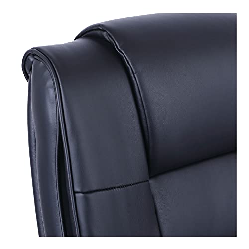 Alera ALERV44LS10C Alera Ravino Big & Tall Series High-Back Swivel/tilt Leather Chair, Black