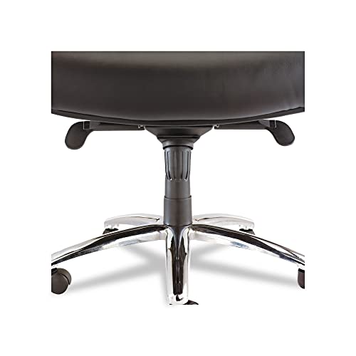 Alera ALERV44LS10C Alera Ravino Big & Tall Series High-Back Swivel/tilt Leather Chair, Black