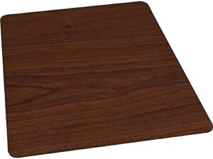 myofficeinnovations 951074 36x48 wood veneer chair mat for hard floors,cherry