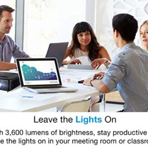 Optoma DH351 1080p Full HD Office & Education Projector for Meeting Rooms and Classrooms | Bright 3,600 Lumens for Lights-on Viewing | HDMI Connectivity | Up to 15,000-hr Lamp Life