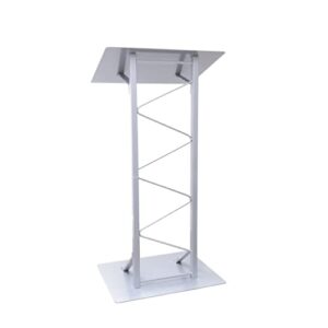 fixturedisplays® 25″ single truss podium for floor, steel – silver 19627 19627